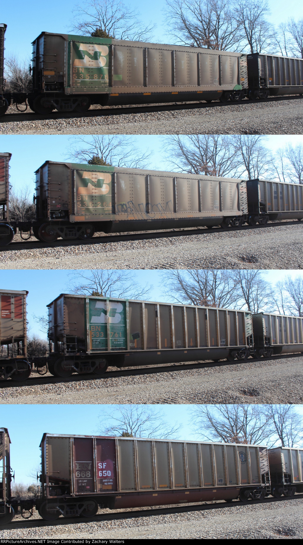 BN and BNSF Coal Hoppers